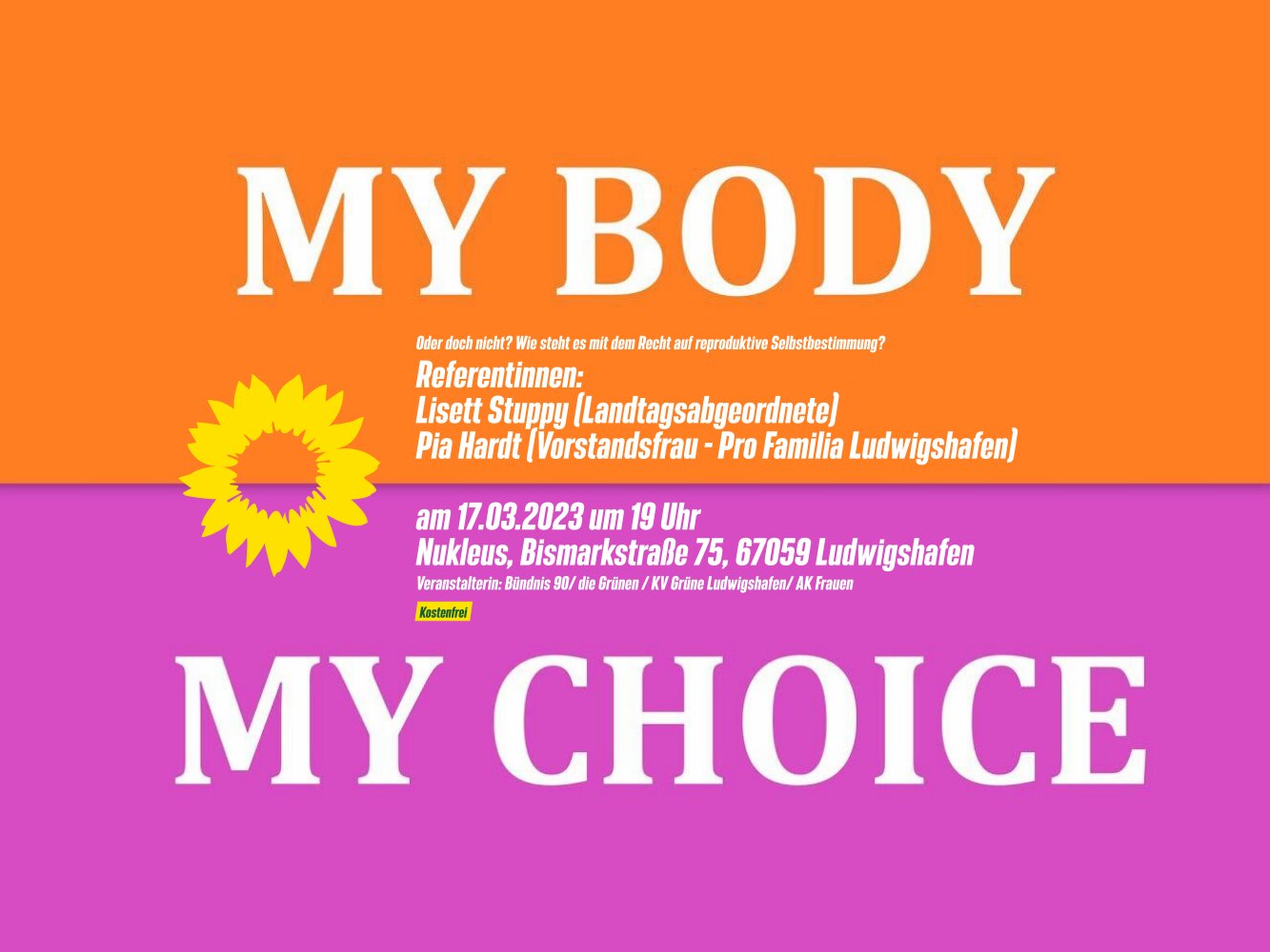 Veranstaltungshinweis: My body my choice! – Grüne Ludwigshafen